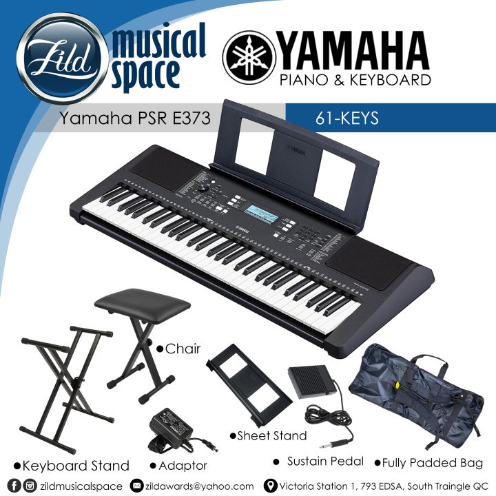 Yamaha PSR E373 61-Keys Portable Keyboard | Lazada PH