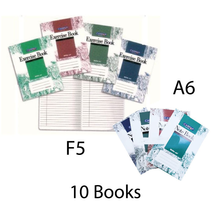 Campap Write-ON Exercise Book (Bundle) F5 and A6 size | Lazada