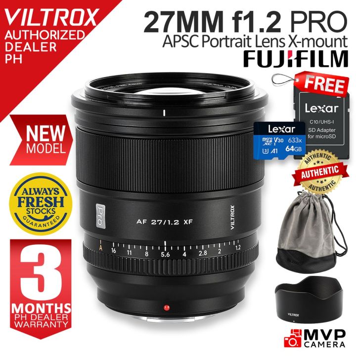[BETTER DEAL] VILTROX 27mm AF f1.2 PRO XF Autofocus Prime Fuji Fujifilm ...