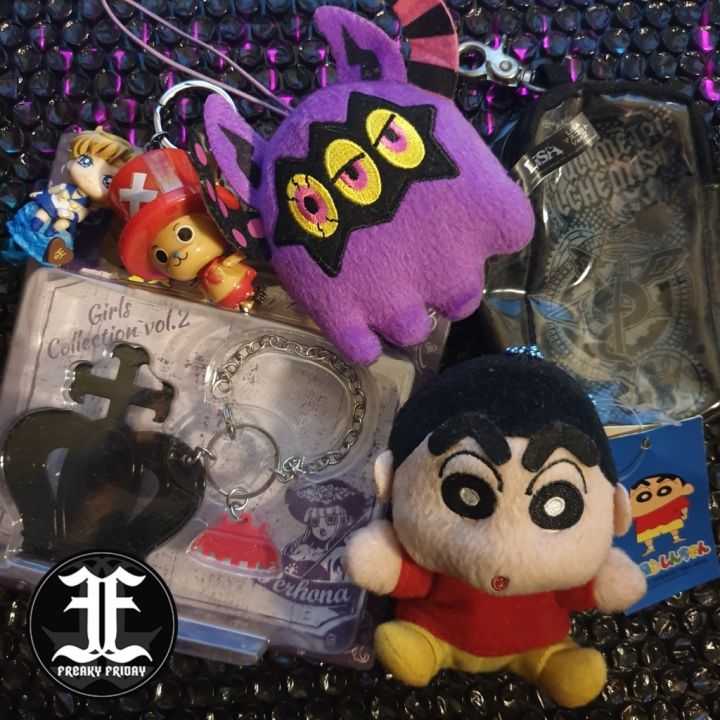 ON HAND Anime One Piece Merch Keychain Pherona Chopper Shinchan ...
