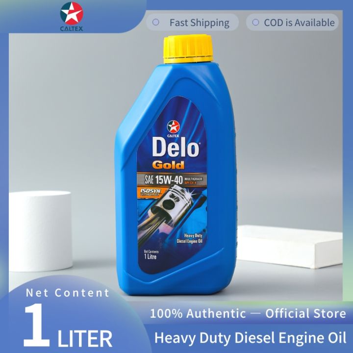 Original Caltex Delo Gold SAE 15W-40 1L-4L Multigrade API CH-4 Heavy Duty Engine Oil | Lazada PH