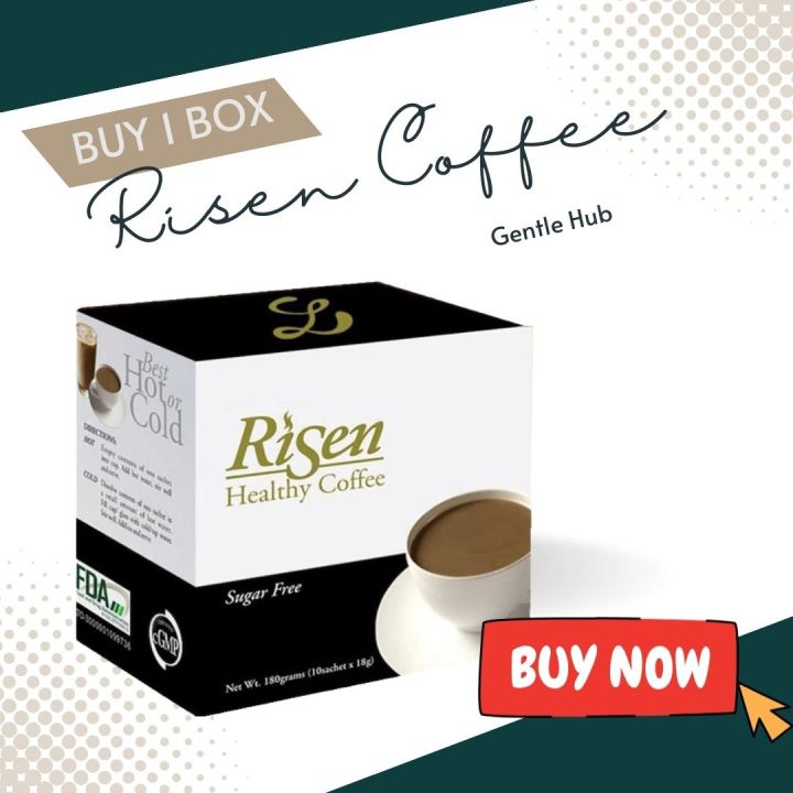 (BUY 1 BOX) Risen Coffee / 10 sachets per box | Lazada PH