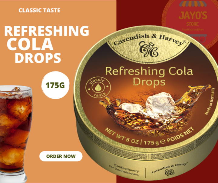 Cavendish & Harvey, Refreshing Cola Drops, 175g | Lazada PH
