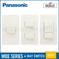 Panasonic Wide Series 4 Way Switch - 1, 2, 3 Gang or Device Only ...