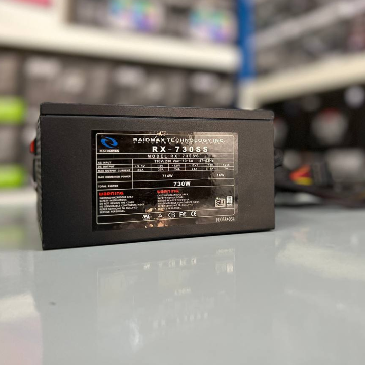 PSU RAIDMAX RX-730SS 730W (FULL) POWER SUPPLY (อุปกรณ์จ่ายไฟ) สินค้ามือสอง | Lazada.co.th