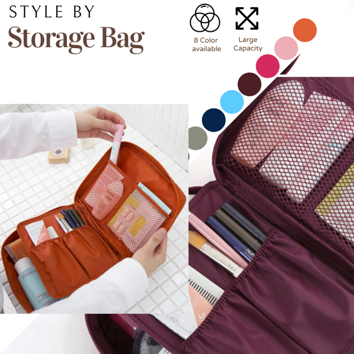 Style By Beg Korean Multipurpose Travel Bag Waterproof Organizer Kit ...