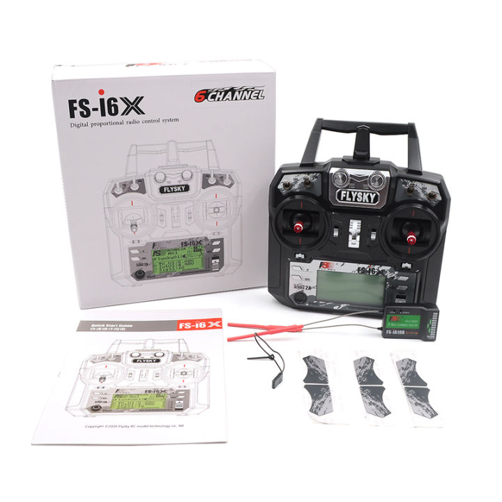 2.4G 10-channel FOSS i6x model airplane remote controller FS i6 Phoenix ...