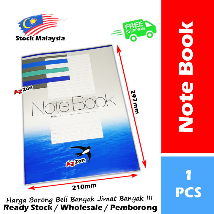 School Note Book Single Line / Buku Nota Exercise Book Garis Satu ...