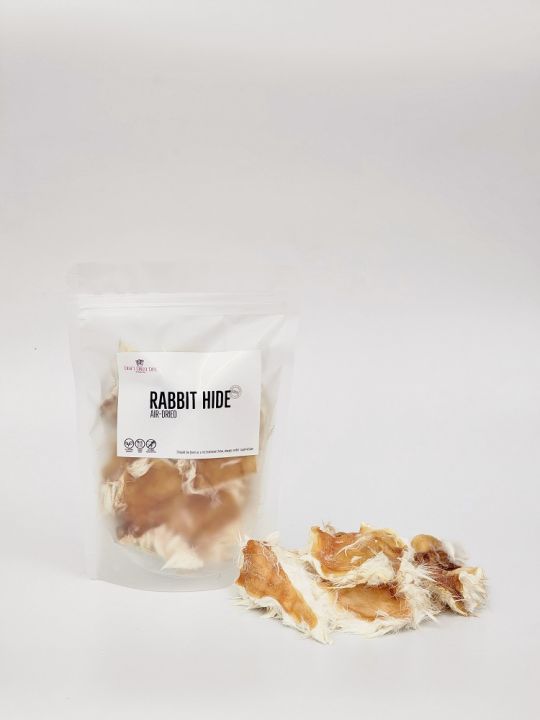 Colas Choice Cuts All Natural Air Dried Rabbit Hide Chips Healthy Pet ...