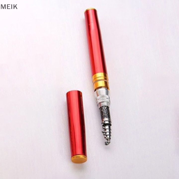 MEIK Portable Pocket Telescopic Mini Fishing Pole Pen Shape Folded ...
