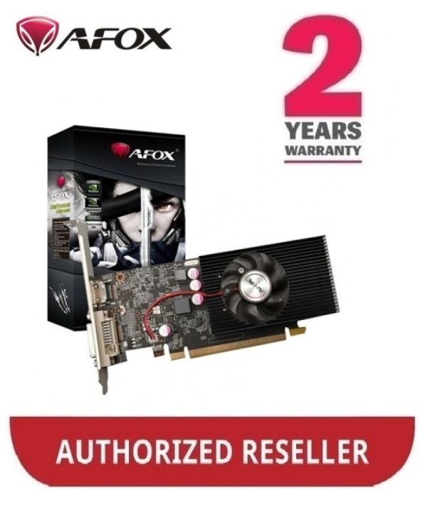 AFOX GeForce GT1030 2GB GDDR5 Single Fan Low Profile Graphics Card GT ...
