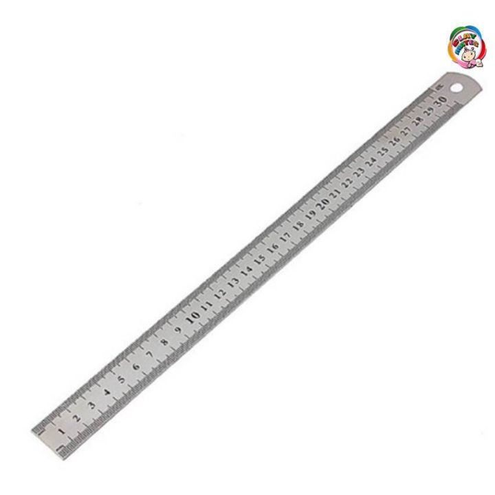 MC Stainless Steel Ruler 12”/30cm | Lazada PH