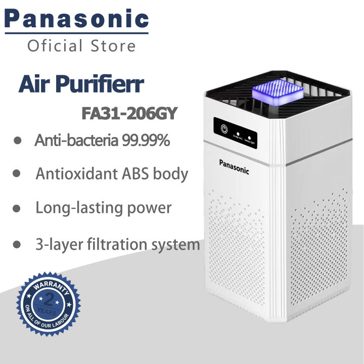 Panasonic Air Purifier, High Efficiency Air Filter PM2.5 Soot ...