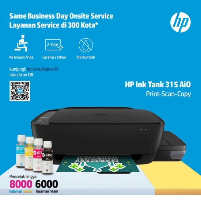 Printer HP Ink Tank 315 | Lazada Indonesia