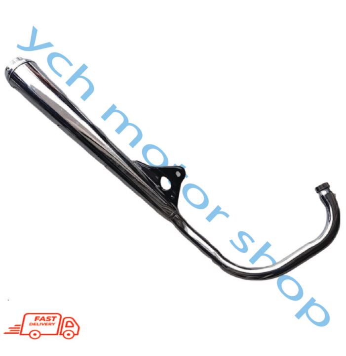 HONDA CG 125 CG125 MUFFLER COMP EXHAUST PIPE EZOS EKZOS STANDARD A ...