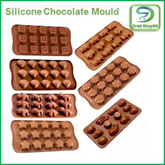 Silicone Chocolate Mould - 7 different shapes | Lazada