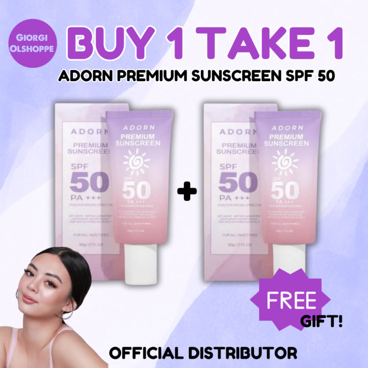 ADORN PREMIUM SUNSCREEN WITH SPF 50 UVA UVB PROTECTION | Lazada PH