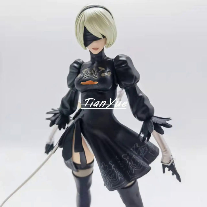 Anime NieR Automata YoRHa No.2 Type B DX Action Model Toys 28cm ...