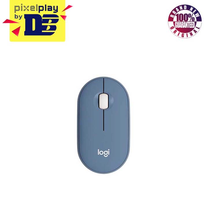 LOGITECH Pebble M350 Wireless Mouse (Blueberry) | Lazada PH