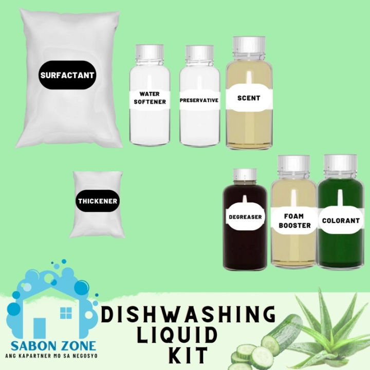 DIY DISHWASHING LIQUID KIT 17L yield + | Lazada PH