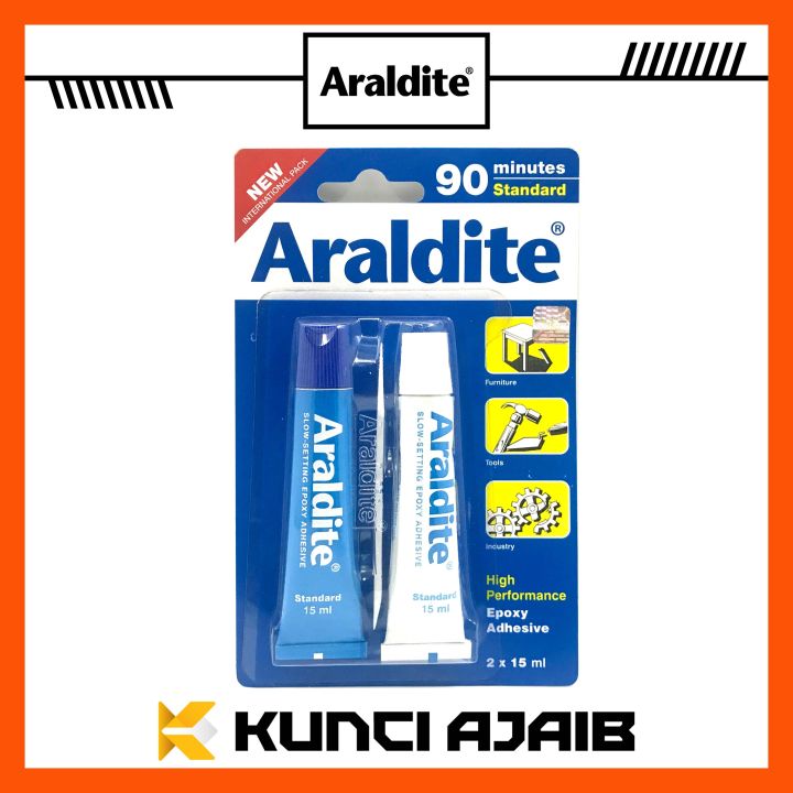 ARALDITE BIRU 90 Menit Epoxy Adhesive Rapid - Lem Epoksi Besi Perekat ...