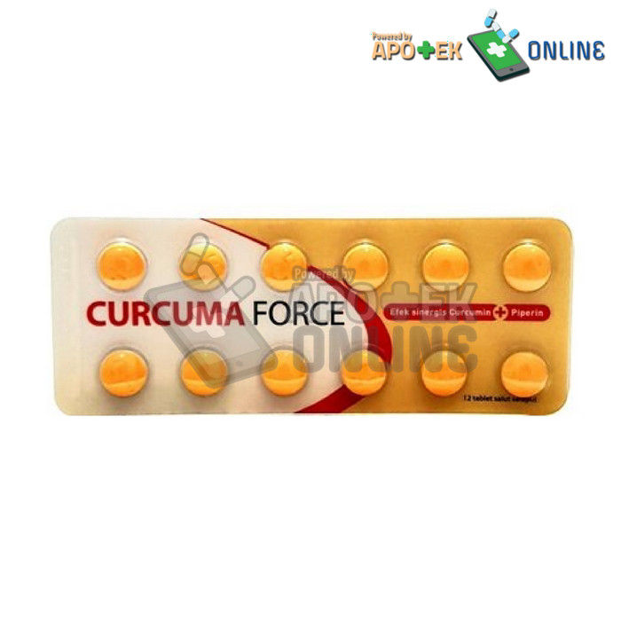 CURCUMA FORCE BLISTER 12 TABLET | Lazada Indonesia