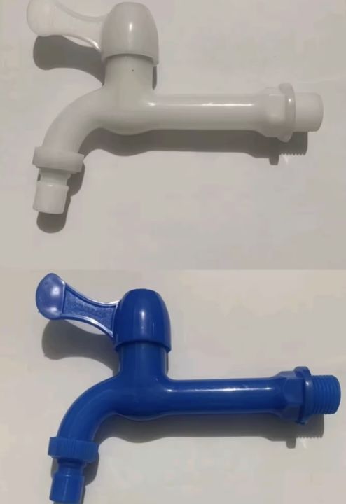 Pvc Faucet (Long) 1/2 blue/white | Lazada PH