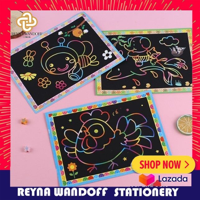 Magic Art Scratch and Draw Children Art and Craft Activities | Lazada