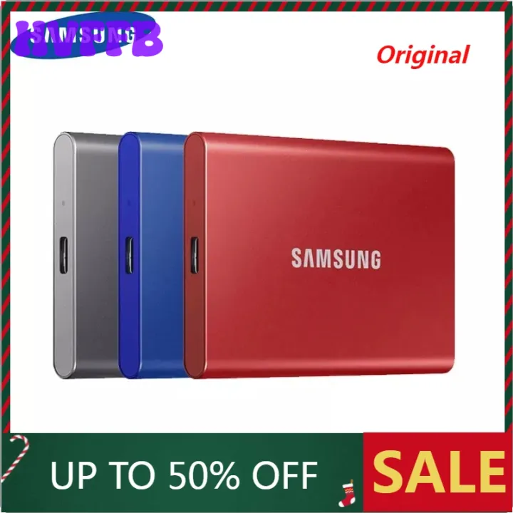 HVFFB SAMSUNG T7 portable SSD NVME 500GB 1tb 2TB External Solid State ...