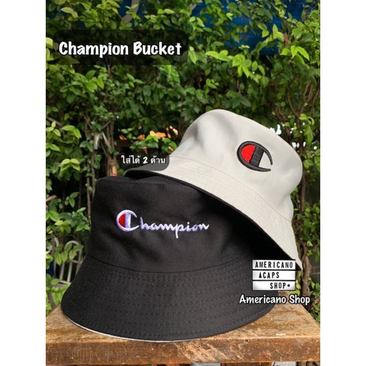 หมวกบักเก็ต Champion ใส่ได้ 2 ด้าน ลดราคาพิเศษ | Lazada.co.th