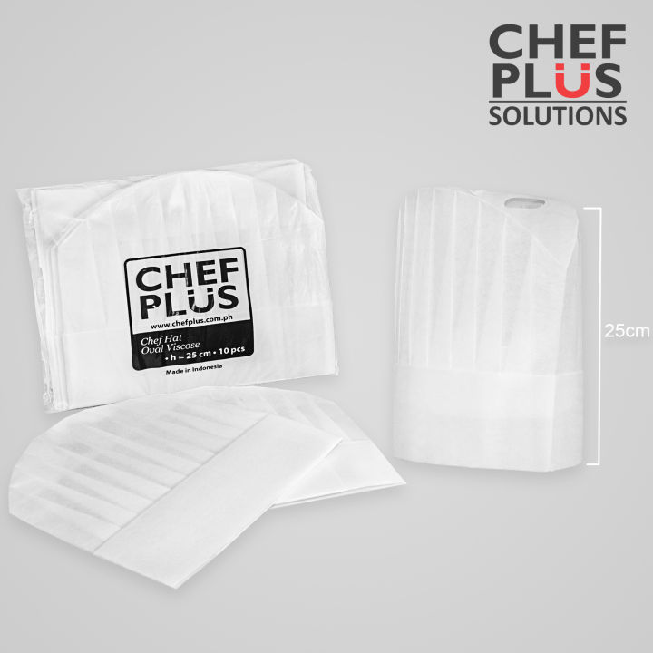 Chef Plus Chef Toque Disposable 25 cm (Set of 10) | Lazada PH