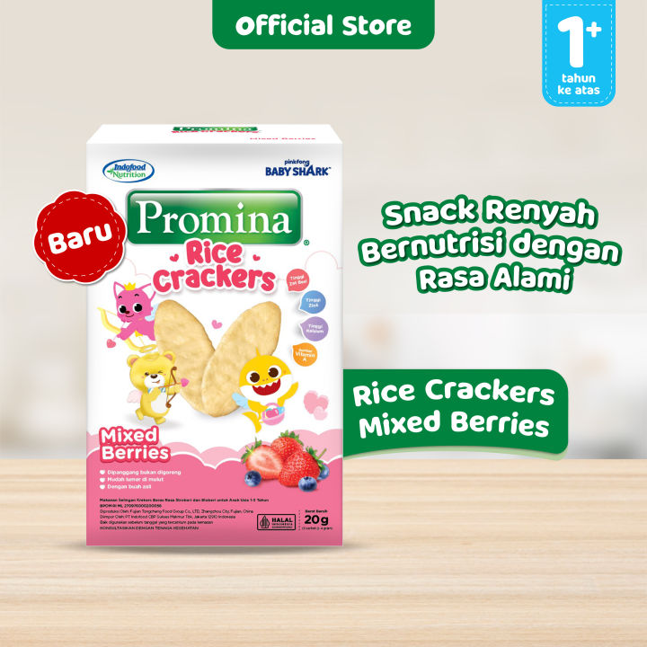 Promina Rice Crackers Mixed Berries | Lazada Indonesia