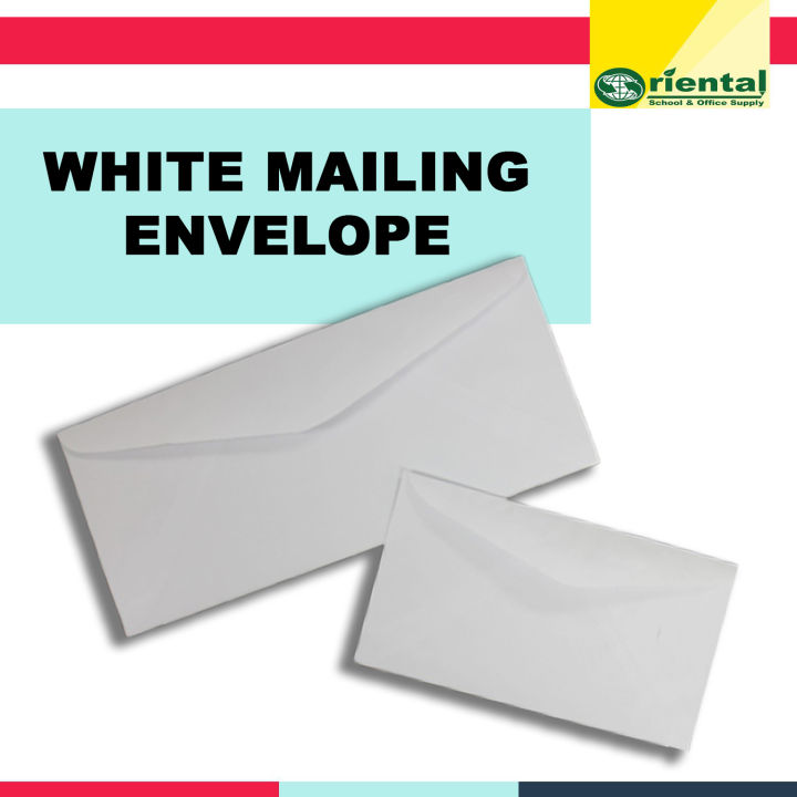 Set of 50 White Mailing Envelope - Self Adhesive Plain White Letter ...