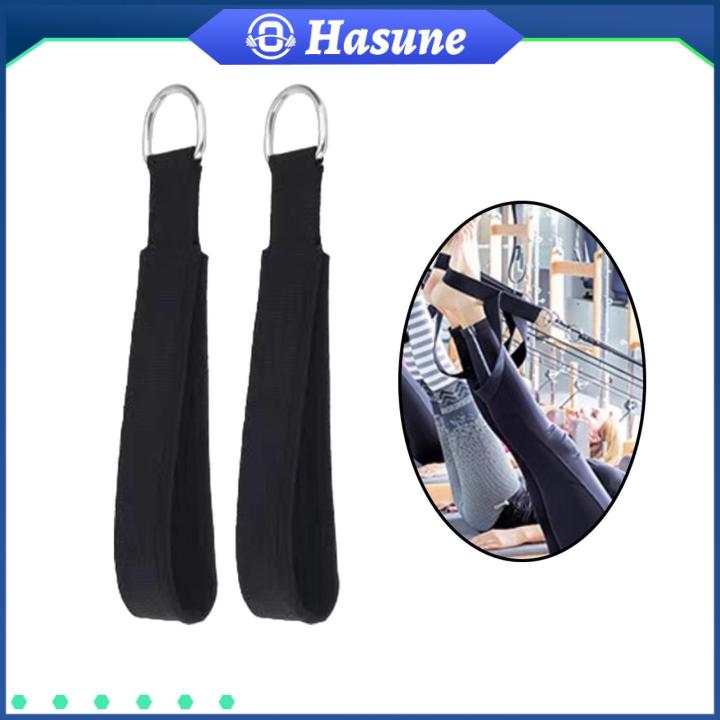 Hasune สายรัดพิลาทิส2ชิ้นสายรัดปฏิรูปวงแหวนด้านหลังความแข็งแรงขาห่วง ...