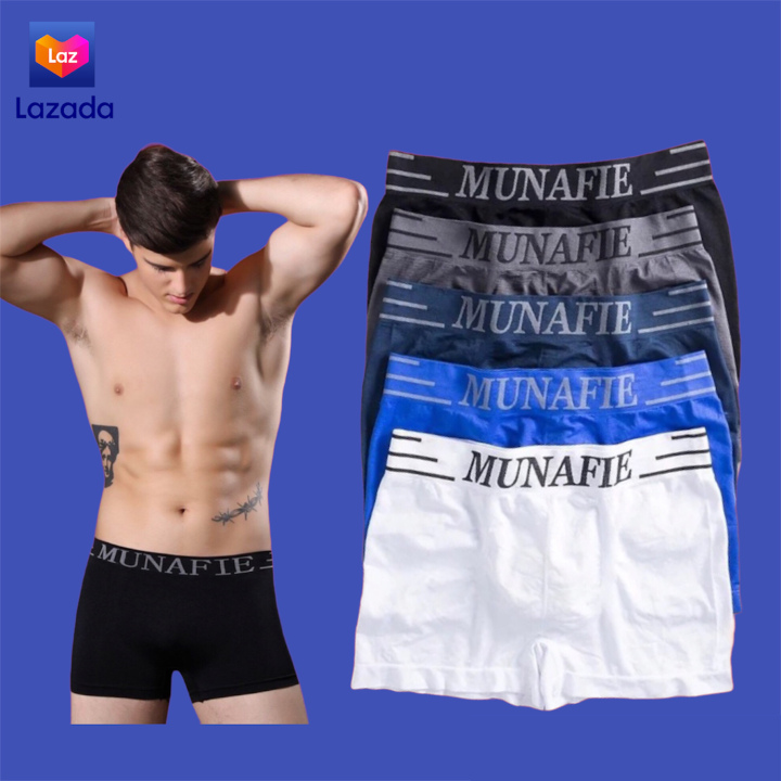 กางเกงใน บ๊อกเซอร์ Munafie Boxer L27 | Lazada.co.th