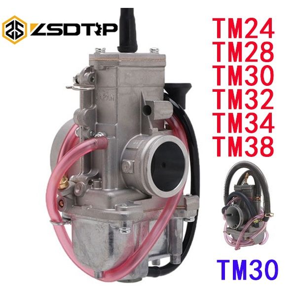 ZSDTRP Carburador Carb TM24 TM28 TM30 TM34 TM32 TM38 Đầu Trượt Phẳng Cho Bộ Chế Hòa Khí MIKUNI ...
