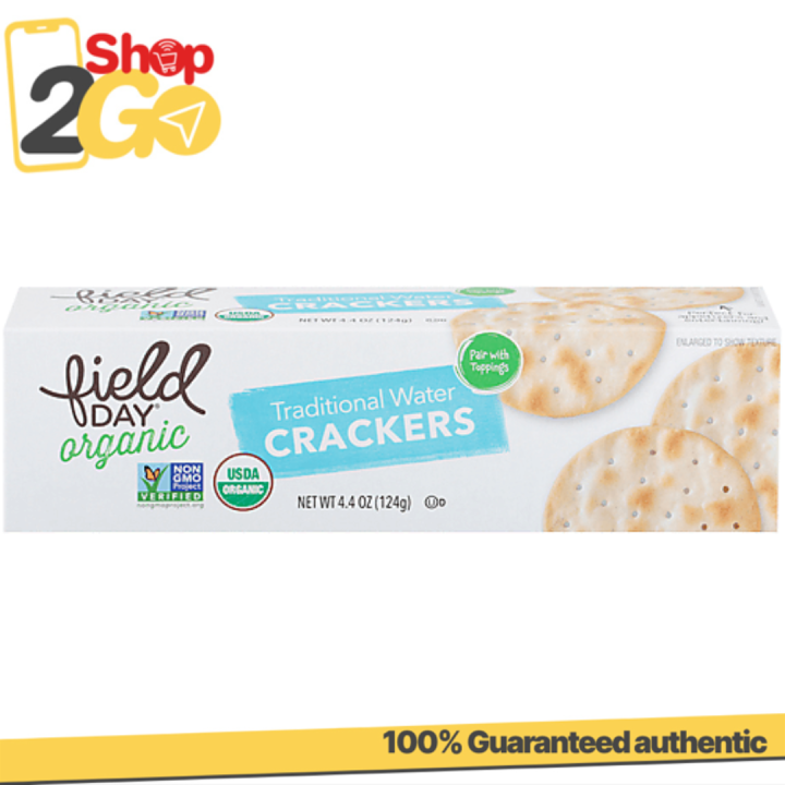 Field Day Organic Traditional Water Crackers 124g | Lazada PH