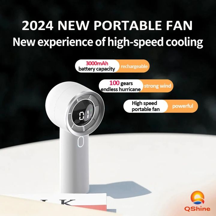 Portable handheld cooling fan 3000/5000mAh cold ice compress portable ...