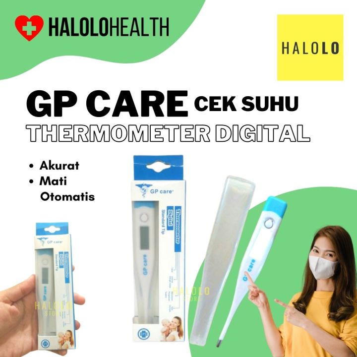 Termometer Digital GP Care Thermometer Cek Suhu Tubuh Badan | Lazada ...