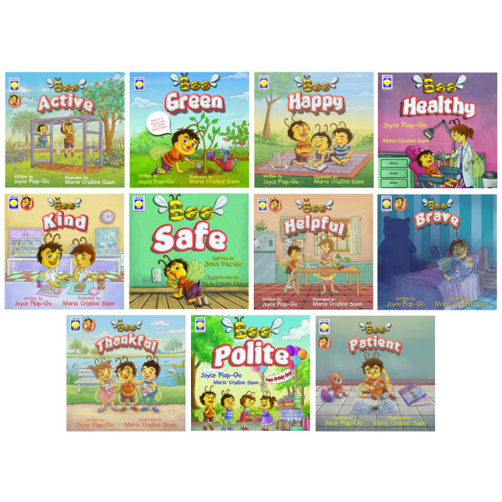 Dee the Bee Series (Bee Active, Bee Green, Bee Happy, Bee Healthy, Bee ...