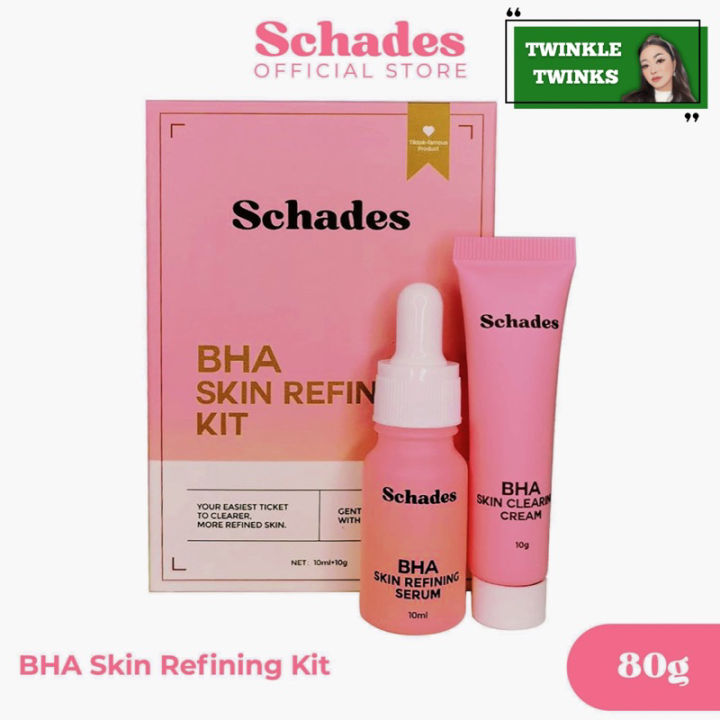 Schades BHA Skin Refining Kit with Salicylic Acid Serum and Salicylic ...
