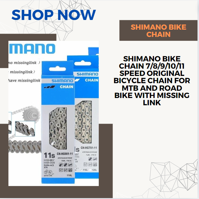 Shimano Bike Chain 7/8/9/10/11 Speed Original Bicycle Chain For MTB And ...
