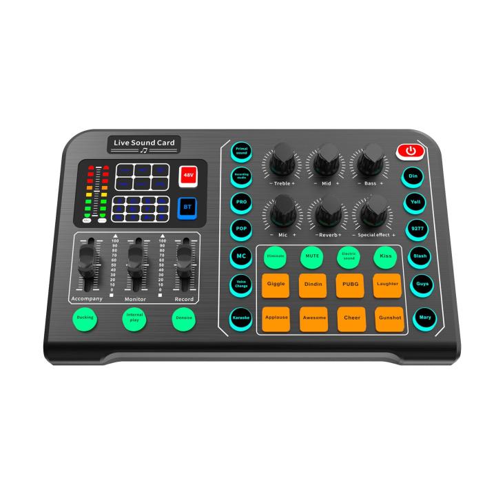 Sound board for Phone PC Computer DJ Music Studio Audio Mixer for K ...