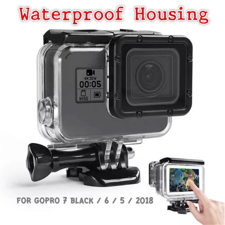 เคสกันน้ำ GoPro 7 Black / 6 / 5 Waterproof Housing Caseกล้อง GoPro Hero ...