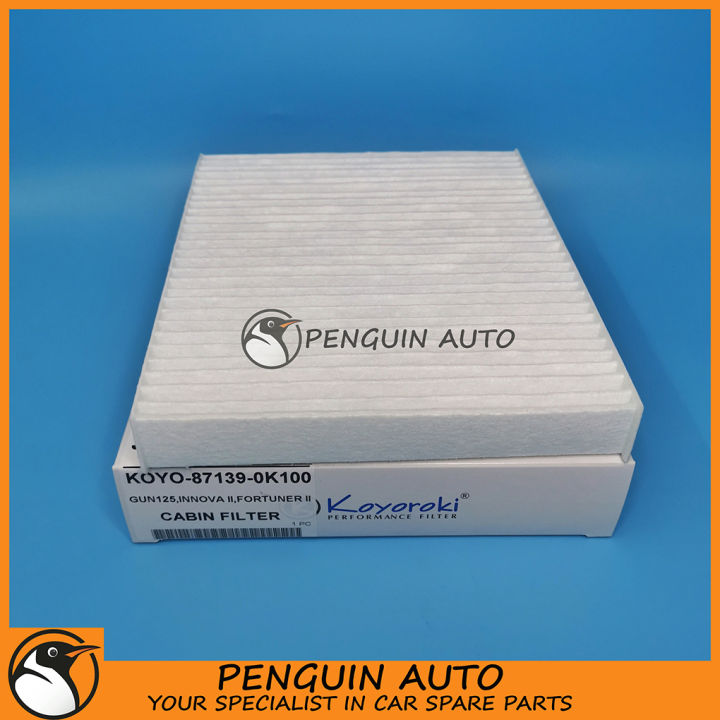 TOYOTA HILUX GUN125 GUN126 INNOVA TGN140 AIRCOND CABIN FILTER 87139-0K100 | Lazada