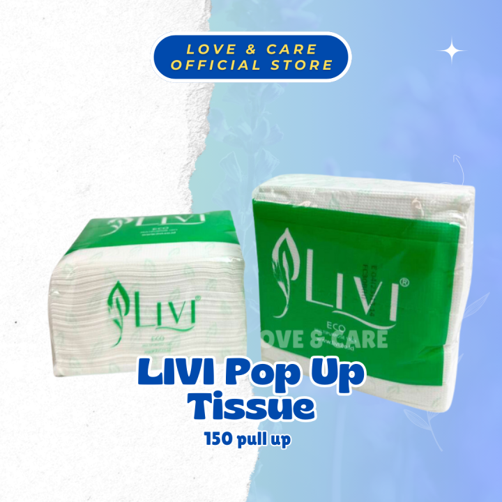 Ecosoft Livi Premium Pull up Tissue 150s Multipurpose Tissue Tisu ...