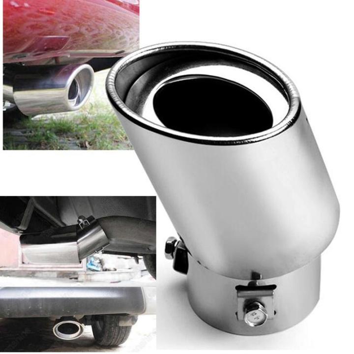 Universal Car Exhaust Muffler Stainless Steel Car Exhaust Tail Tip Pipe ...
