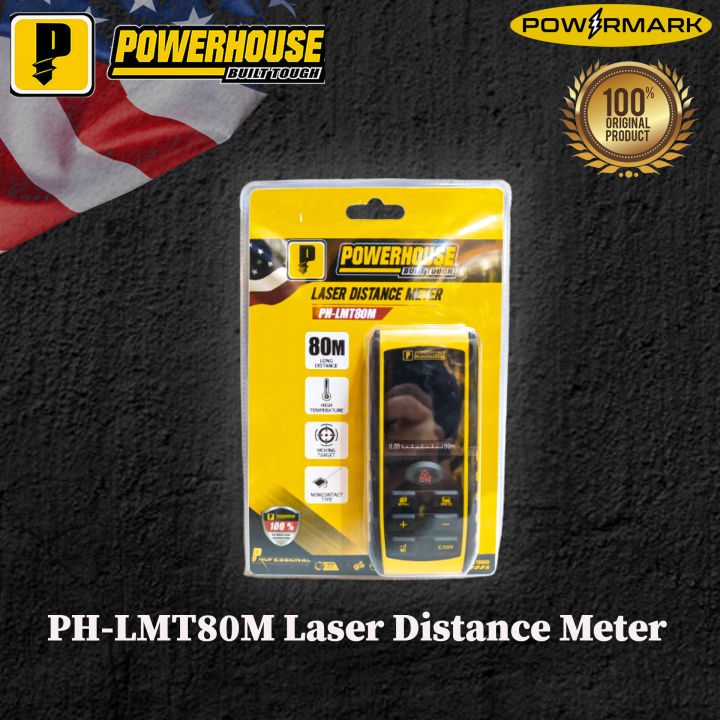 POWERHOUSE PH-LMT80M Laser Distance Meter [POWERMARK | PAC] | Lazada PH