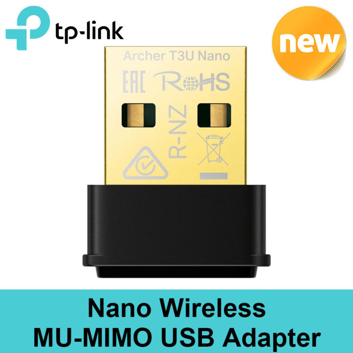 Tplink Archer T3U Nano Wireless MU-MIMO USB Adapter for PC Desktop ...