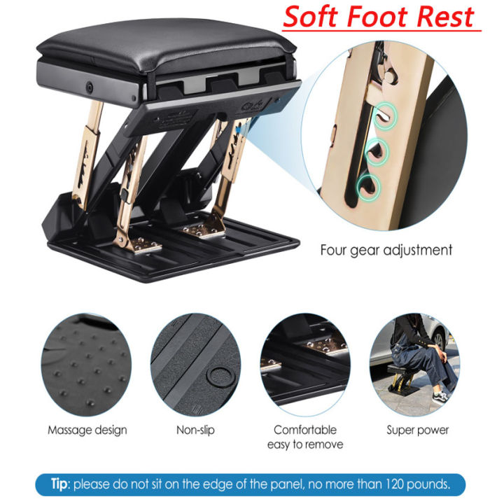 【In Stock+High Quality】Adjustable Footrest with Removable Soft Foot ...